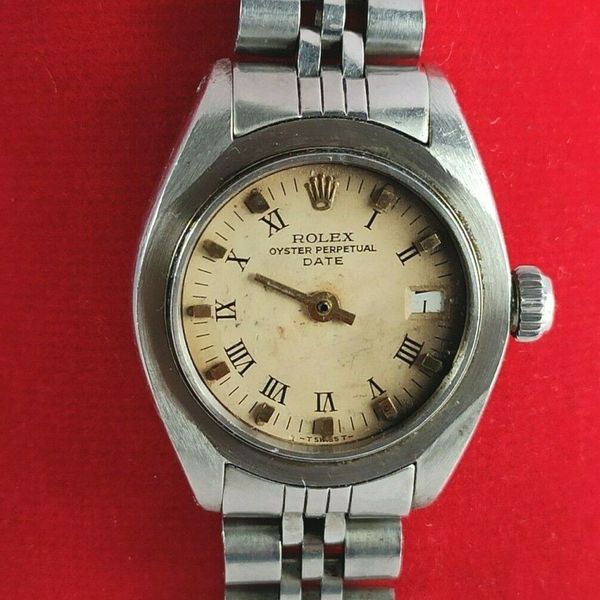 ROLEX OYSTER PERPETUAL DATE REF.6916 CAL.2030 LADIES WATCH (NON WORKING ...