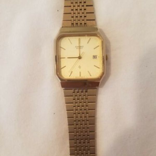 Rare Vintage Casio MQ-501Q Analog Men's Watch HTF Stainless Steel Japan ...