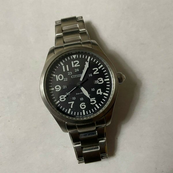 Citizen Eco drive E111-s073421 watch pilot | WatchCharts Marketplace