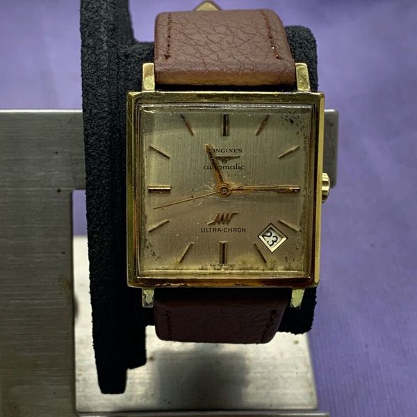 Vintage Longines Automatic Ultra Chron Square Men Watch | WatchCharts ...