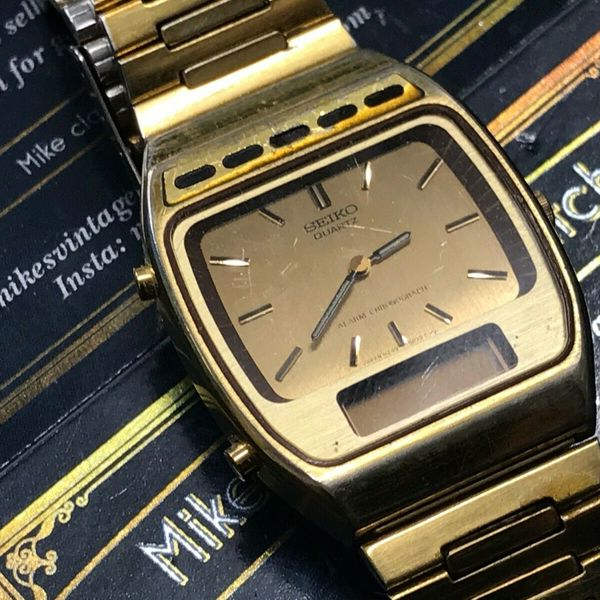 VINTAGE RARe SEIKO H249-5030 ALARM CHRONOGRAPh QUARTZ MADE IN JAPAN | WatchCharts Marketplace