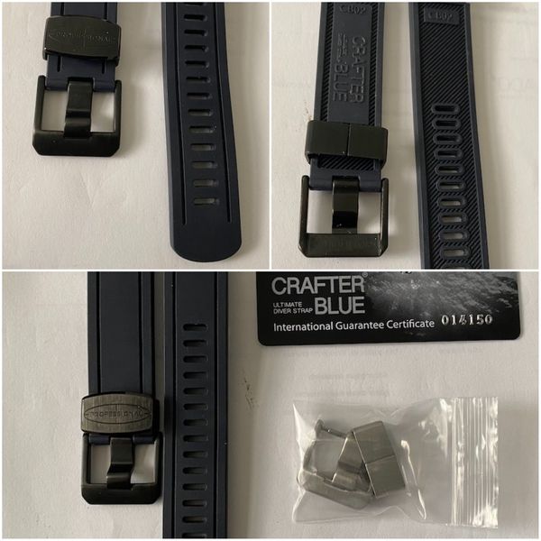 Crafter Blue CURVED END RUBBER STRAP FOR SEIKO SUMO | WatchCharts