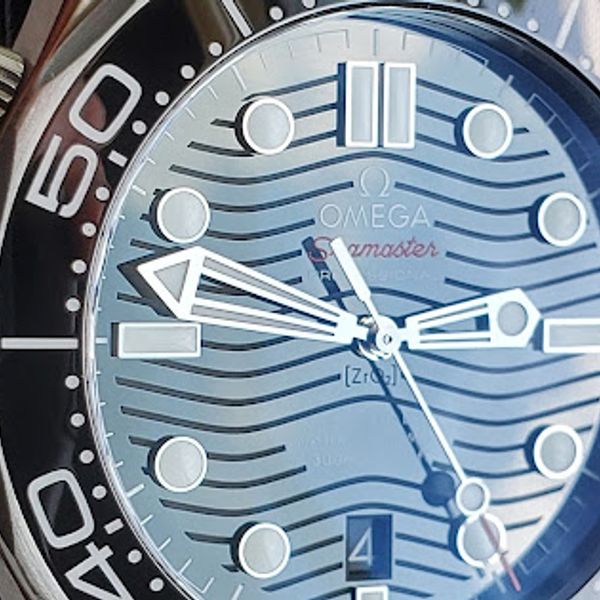 Omega Seamaster Diver 300M - New Black Wave - Boxes and Papers 210.30 ...