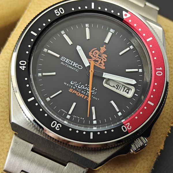 Seiko Sports Royal Iranian Army "Coke" Automatic Diver Men Watch ...