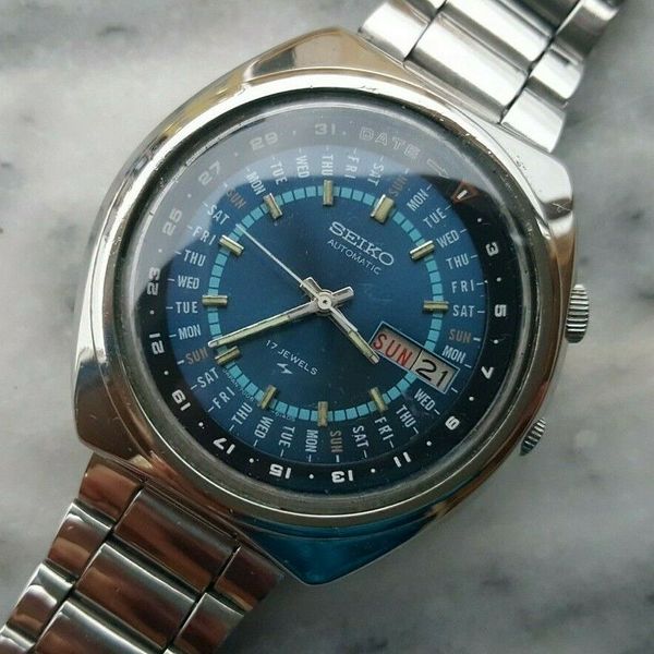 VINTAGE SEIKO PERPETUAL CALENDAR 7006-6039 STAINLESS STEEL AUTOMATIC ...