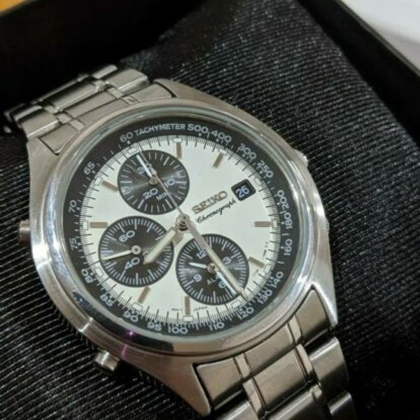 Seiko 7T32 7C60 Panda Chronograph. Vintage quartz watch | WatchCharts ...