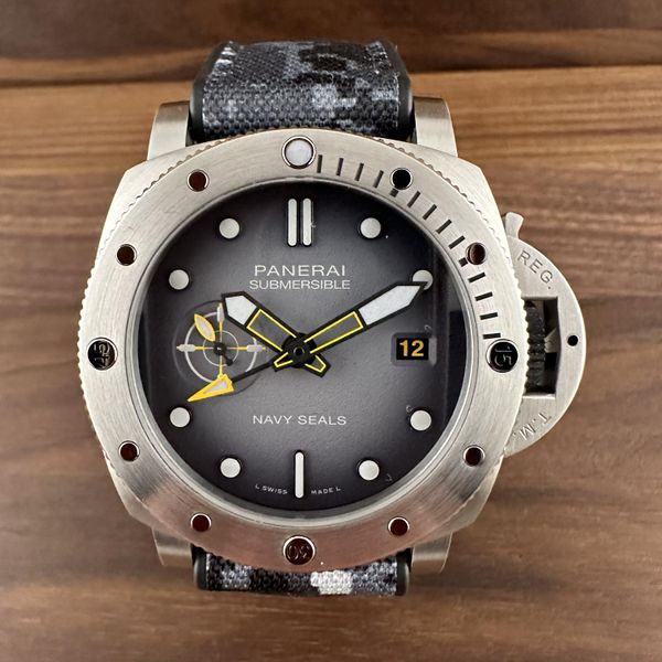 FS: Panerai 1323 Luminor Submersible GMT Navy Seals Limited Edition ...