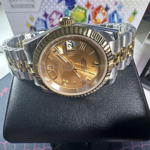 Seiko Mod Watch - Two Tone Gold - 40mm (Jubilee Bracelet) | WatchCharts ...