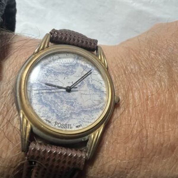 Fossil World ð collectible,vintage, 1970s,34mm Case, unisex Watch,Japan ...