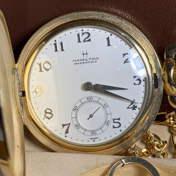 Hamilton Masterpiece Pocket Watch in original Box $150 | WatchCharts ...