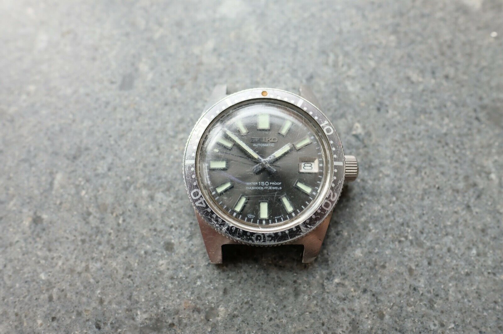 Vintage Automatic Seiko 6217-8001, 62MAS, Incredible Ghost Bezel ...