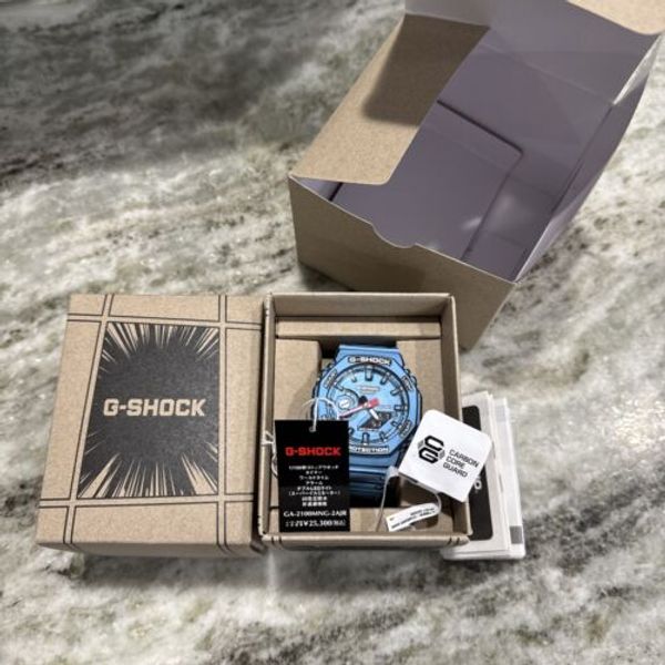 Casio GA-2100 G-SHOCK MANGA THEME GA-2100MNG-2AJR Blue 2024 Fedex or DHL F/J | WatchCharts ...