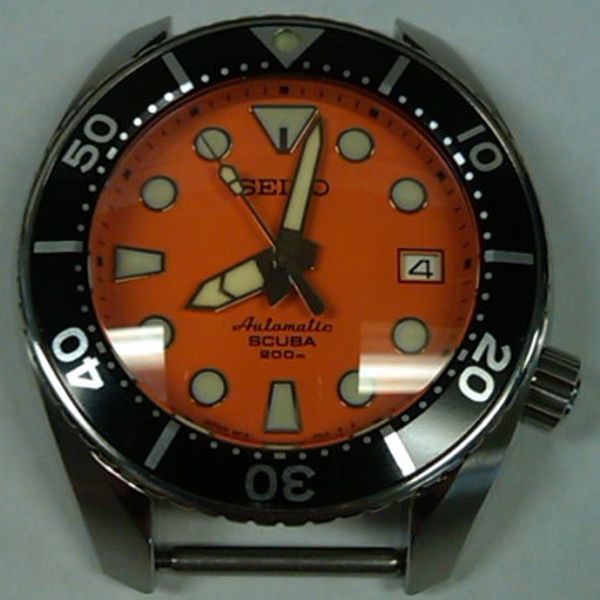 SOLD: Seiko SBDC005 Orange Sumo Mod w/High-Domed Sapphire Reduced to ...