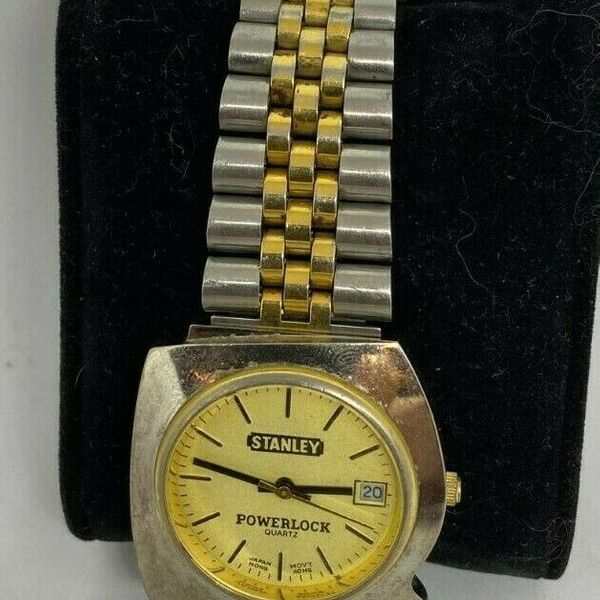 Stanley Tool PowerLock Watch Vintage Tape Measure Shape Rare 80's works ...
