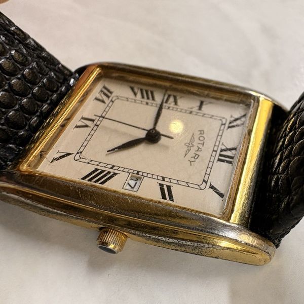 MENS SWISS ROTARY TANK WATCH GOOD CONDITION | WatchCharts Marketplace