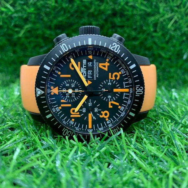 Fortis B-42 Black Mars 500 Automatic Chrono Watch | WatchCharts Marketplace