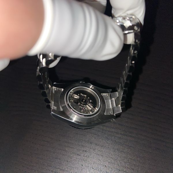 Seiko NH35 Mod â Red to Black Dial â Datejust Style â Presidential Band ...