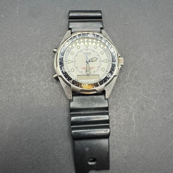 Casio Arnie AMW-320R Men's Analog-Digital Watch Alarm Chronograph 100M ...