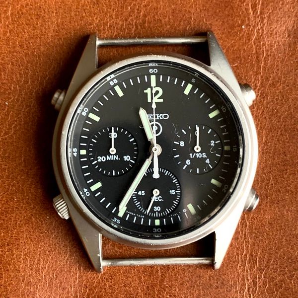 FS: RARE 1984 Seiko RAF Gen 1 Military Issues Chronograph Excellent ...