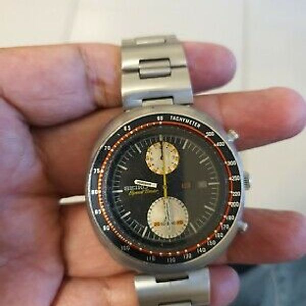 SEIKO UFO 6138-0011 SPEED-TIMER KANJI CALENDAR VINTAGE CHRONOGRAPH ...