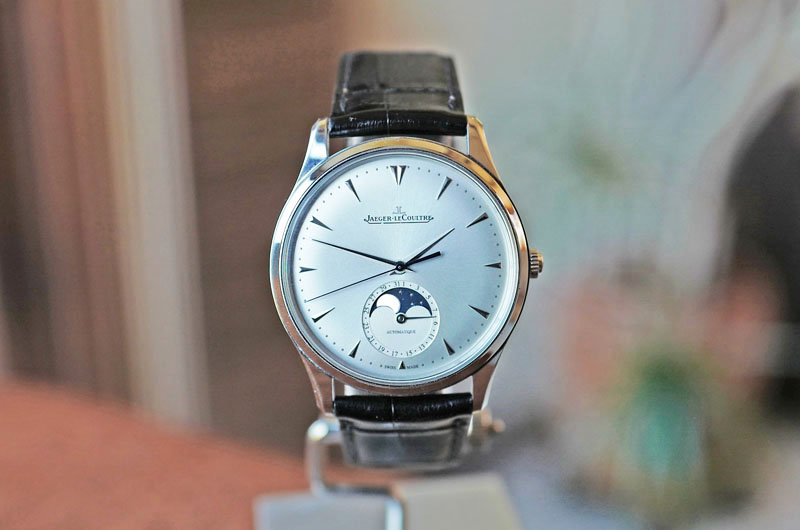 FS JAEGER LECOULTRE MASTER CONTROL Moon Ultra Slim Silver Dial 39mm ...