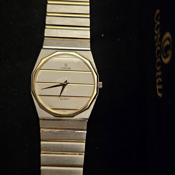 Concord Men's Round Stainless Steel Mariner SG Watch w/ diamond ...