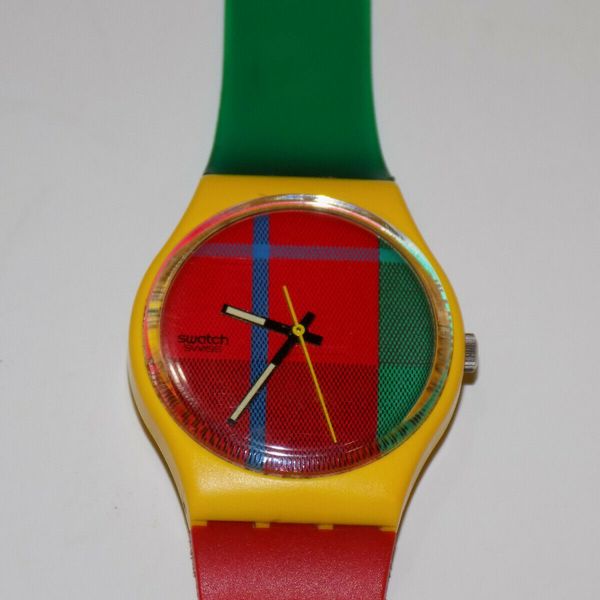 Rare Vintage 1985 Swatch McGregor GJ100 Swiss Watch | WatchCharts ...