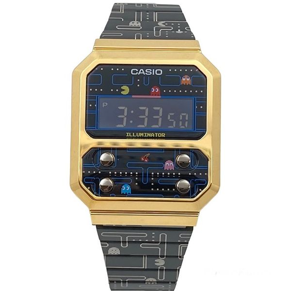 Casio A100WEPC-1BJR Pac-Man collaboration model quartz resin (dial ...