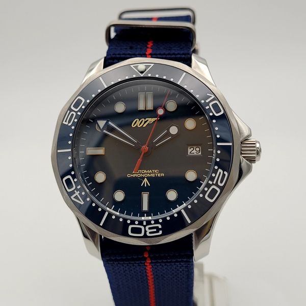 Ltd Ed James Bond 007 Divers 'GOLDENEYE' Watch Seiko TMI NH35 Automatic ...