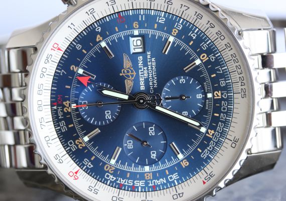 FSOT: Breitling Navitimer World Chronograph Blue | WatchCharts