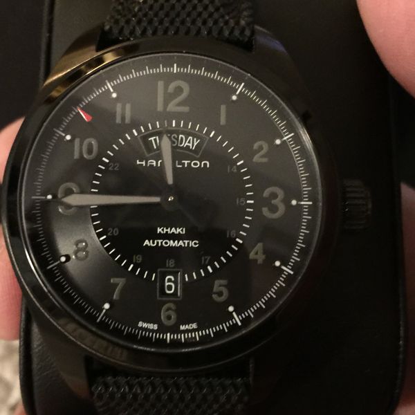 [WTS] Hamilton Khaki Field Day Date Auto Full Black H70695735 ...