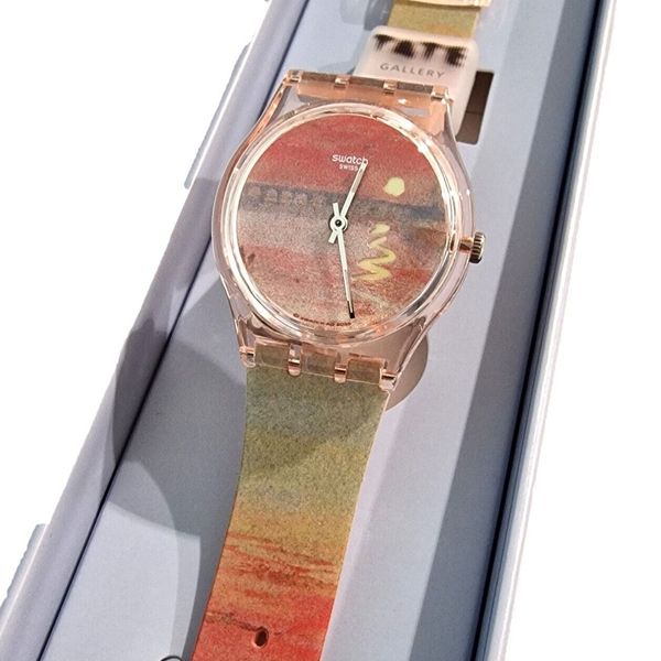 orologio SWATCH X TATE GALLERY TURNER'S SCARLET SUNSET SO28Z700 JMW ...