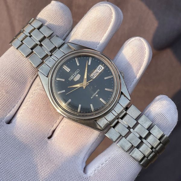 Vintage Seiko 5 Automatic Beautiful Dial Made In Japan Menâ s Watch 6309-8230 | WatchCharts ...