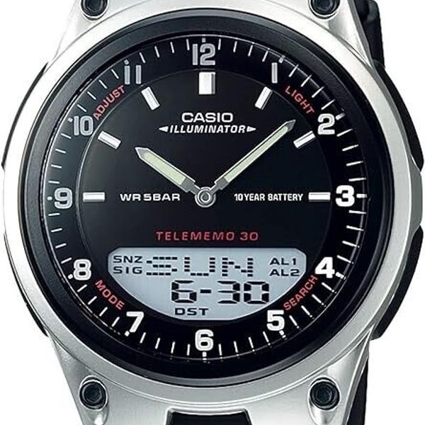 CASIO AW-80-1AJH Men's Watch Casio Collection Standard Quartz Black ...