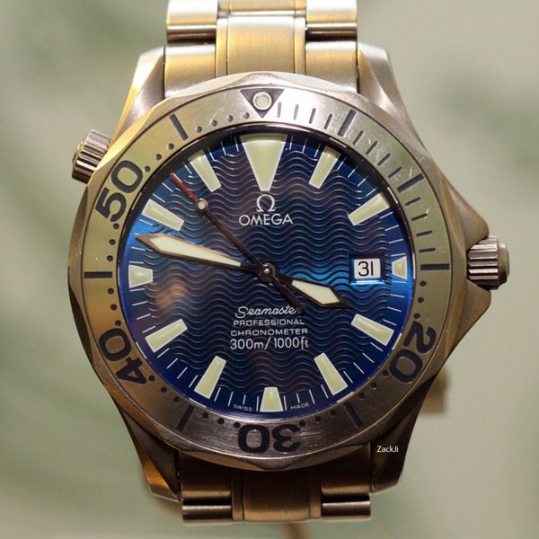 FSOT Omega Seamaster Professional Titanium Blue 2232.80 | WatchCharts ...