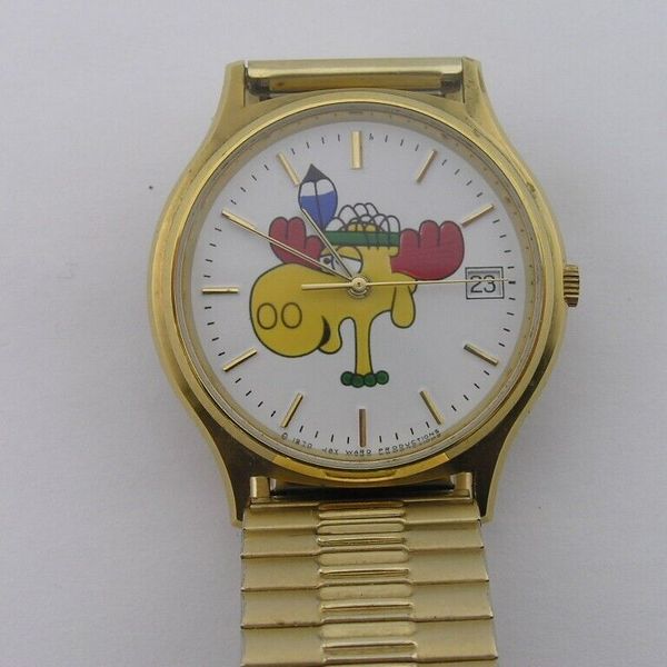Vintage Bullwinkle Watch Jay Ward by Hamilton Watch 9812 | WatchCharts ...
