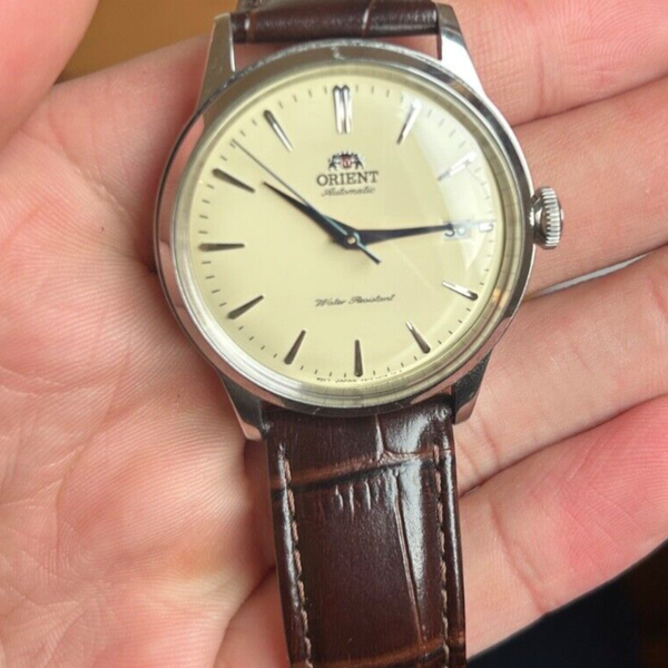 Orient Bambino 38mm Cream Dial RA-AC0M04Y10B Automatic Men's Watch ...