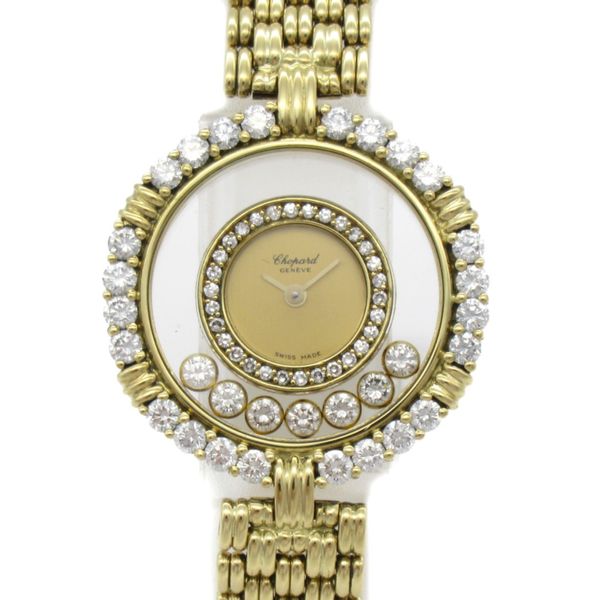 Chopard Chopard Happy Diamond Watch Watch Watch Watch K18 (Yellow Gold ...