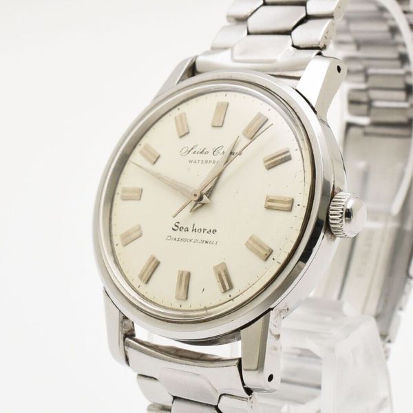 Vintage 1960s Seiko Cronos Seahorse Ref. J13032 Waterproof Men's Watch | WatchCharts Marketplace
