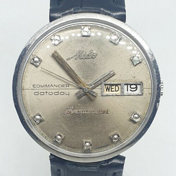 Mido Commander Ocean Star Datoday 5069 Day Date 3368990 Mens Vintage ...