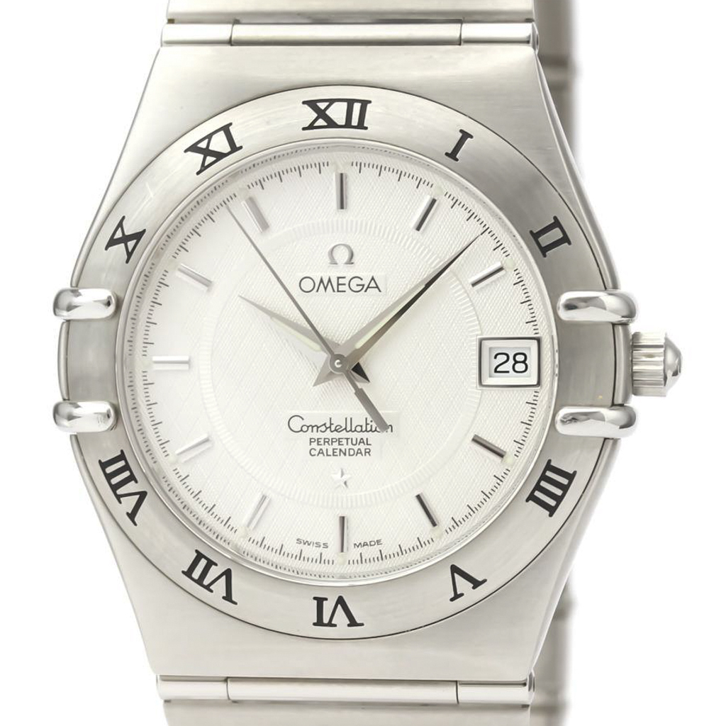 OMEGA Constellation Perpetual Calendar Stainless Steel Quartz Men's ...