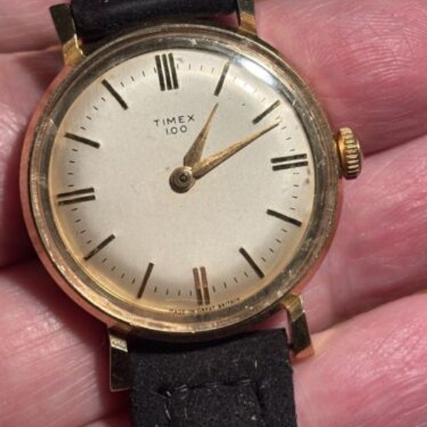 Vintage & Classic TIMEX 100 Menâ s Watch. Watch. For Repair. Circa 1959 ...