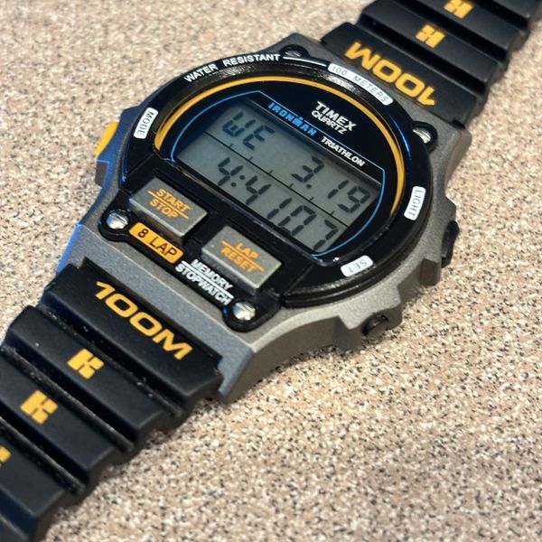 Timex Iron Man eight lap vintage reiss Mens 38mm | WatchCharts Marketplace