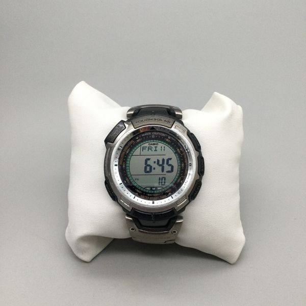 Casio Pathfinder Tough Solar Watch Digital 3070 PAW-1300T 100M Compass ...