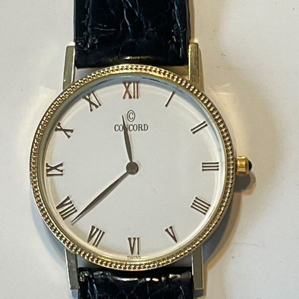 Concord men's wrist watch 4mm thick - original box! ($3995 original ...