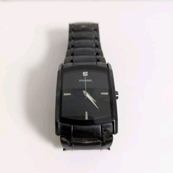 Fossil Arkitekt Minimal Bold Black Men's Watch FS-4159 NEEDS BATTERY ...