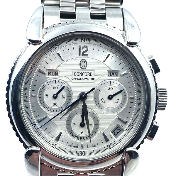 Concord Stainless Steel Impresario Chronograph Date, Day, Month ...