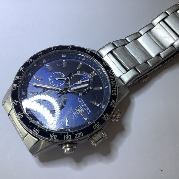 CITIZEN 0510-S110912 Quartz Chronograph In Full Working Order 44.2mm ...