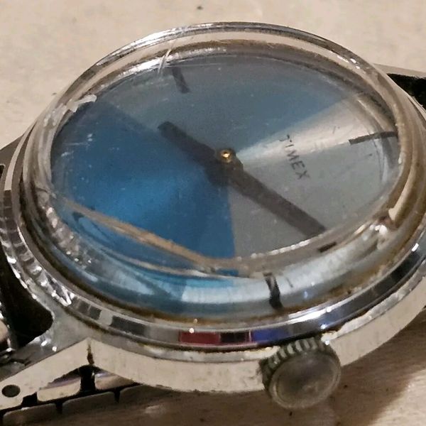 ð ¥ RARE Cool Vintage Timex Color Flicks Watch Blue Wheel 1969 Pakter ...