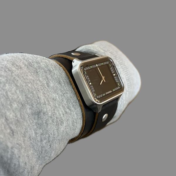 Fossil Big Tic Atari Collab Watch Rare Deadstock Glow Dial Unused ...